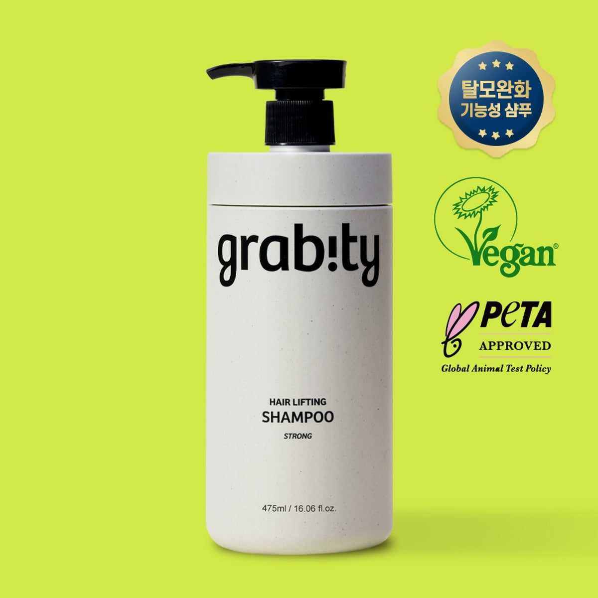 GRABITY SHAMPOO- Hair Lifting Shampoo Strong 475ml Hair Loss Relief Sh – KBX